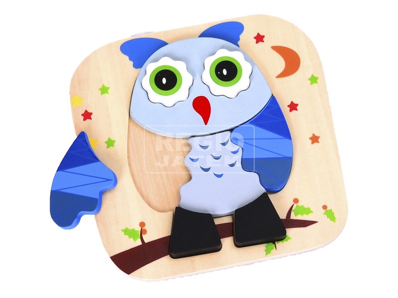Bagoly fa 9 darabos puzzle | REGIO JÁTÉK Webáruház