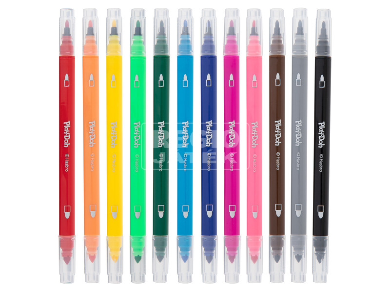 Play-Doh - 12 kétvégű filctoll | REGIO JÁTÉK Webáruház