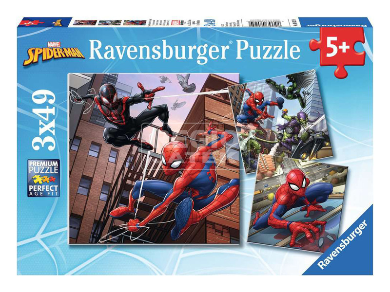 Ravensburger Puzzle 3x49 db - Védelmező Pókember | REGIO JÁTÉK Webáruház