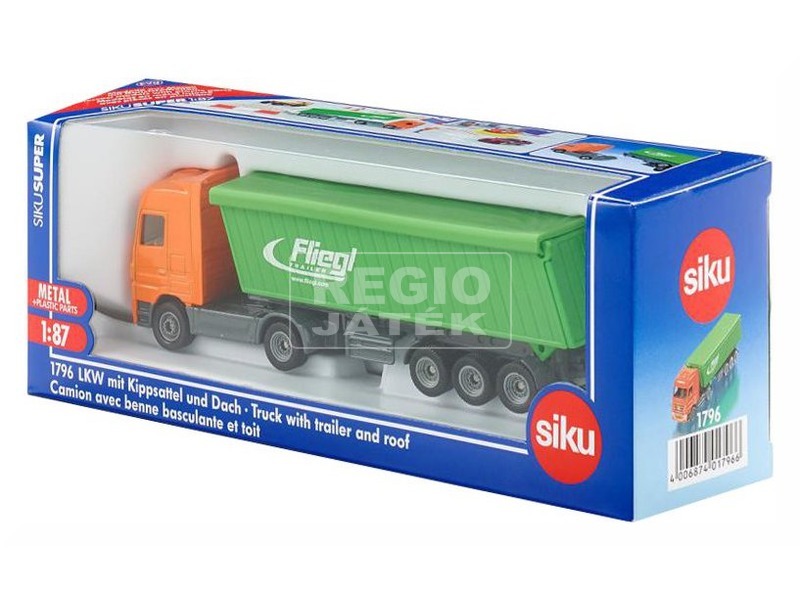 SIKU Mercedes-Benz kamion dömperrel 1:87 - 1796 | REGIO JÁTÉK Webáruház