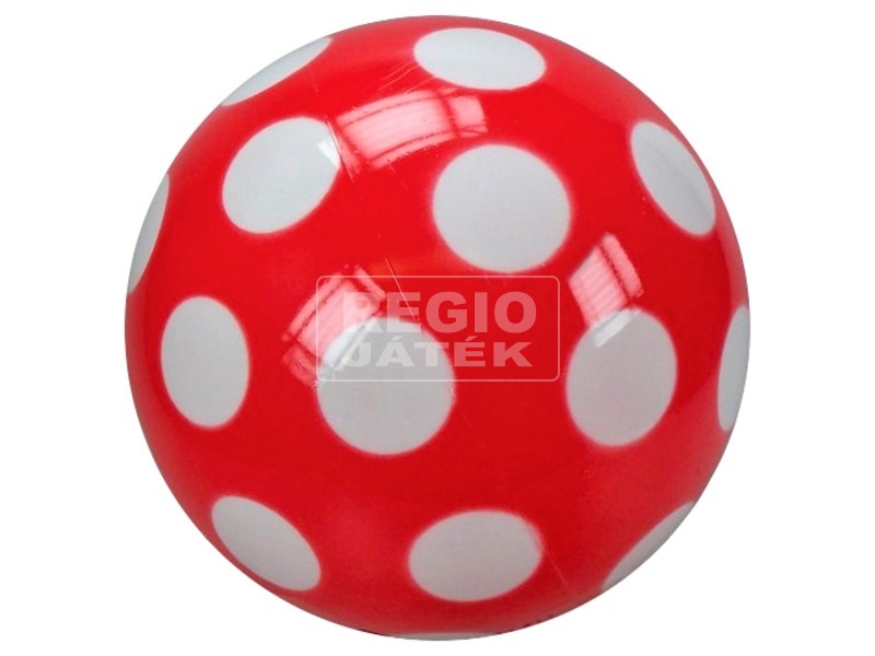 Pöttyös lakkfényű labda - 28 cm, többféle | REGIO JÁTÉK Webáruház