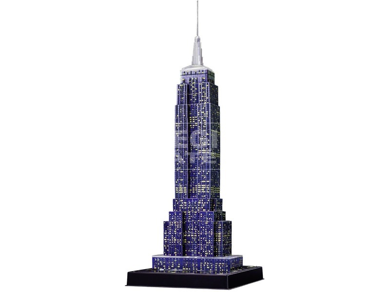Ravensburger: Empire State Building 216 darabos 3D LED puzzle | REGIO ...