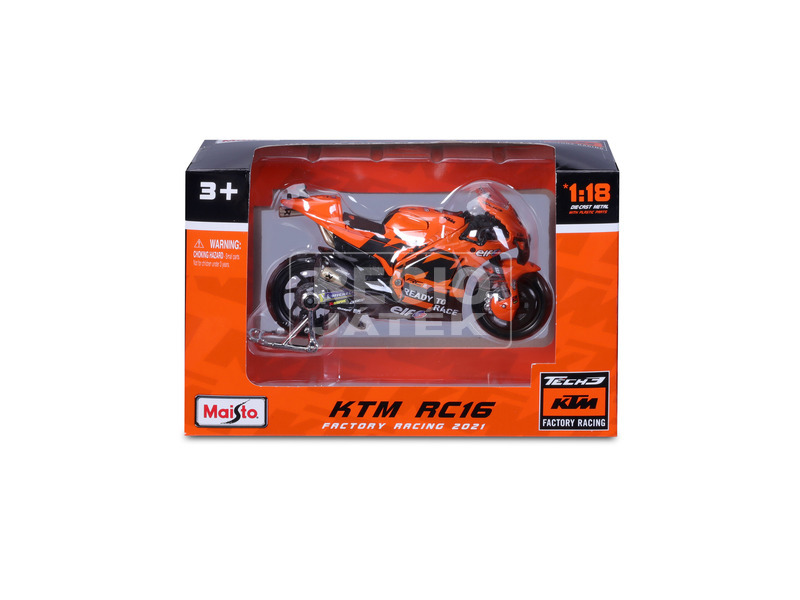 Maisto 1 /18 GP Racing - Tech3 KTM Factory Racing 2021 motor | REGIO ...
