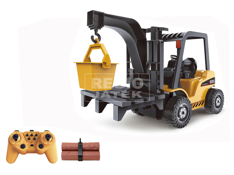 Távirányítós targonca, 2, 4GHz, 11 csatorna, akkus | REGIO JÁTÉK Webáruház