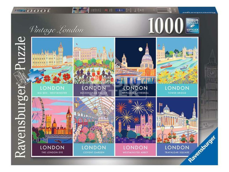 Ravensburger Puzzle 1000 db - Vintage London | REGIO JÁTÉK Webáruház